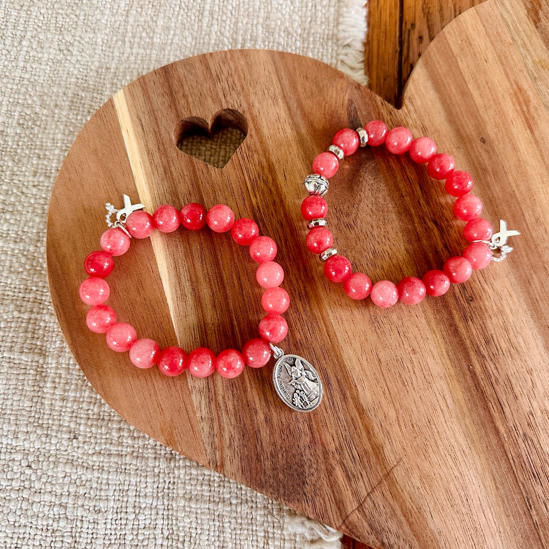 PowerBeads by jen Breast Cancer Awareness Bracelets – Just Jill Shop