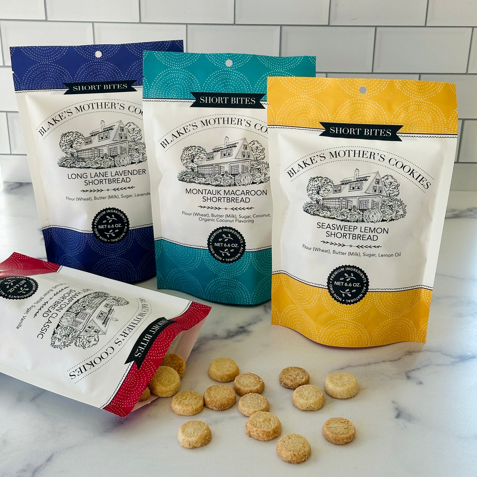 Blake's Mother's Shortbread Cookies Sampler Assortment 4 pack – Just ...